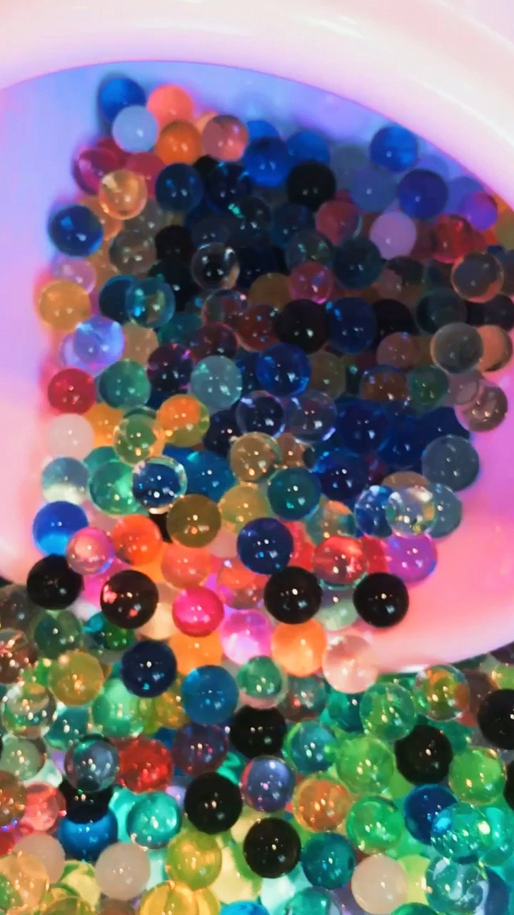 Absorbent Polymer Colorful Sensory Fun Cool Gel Beads Crystal Beads ...