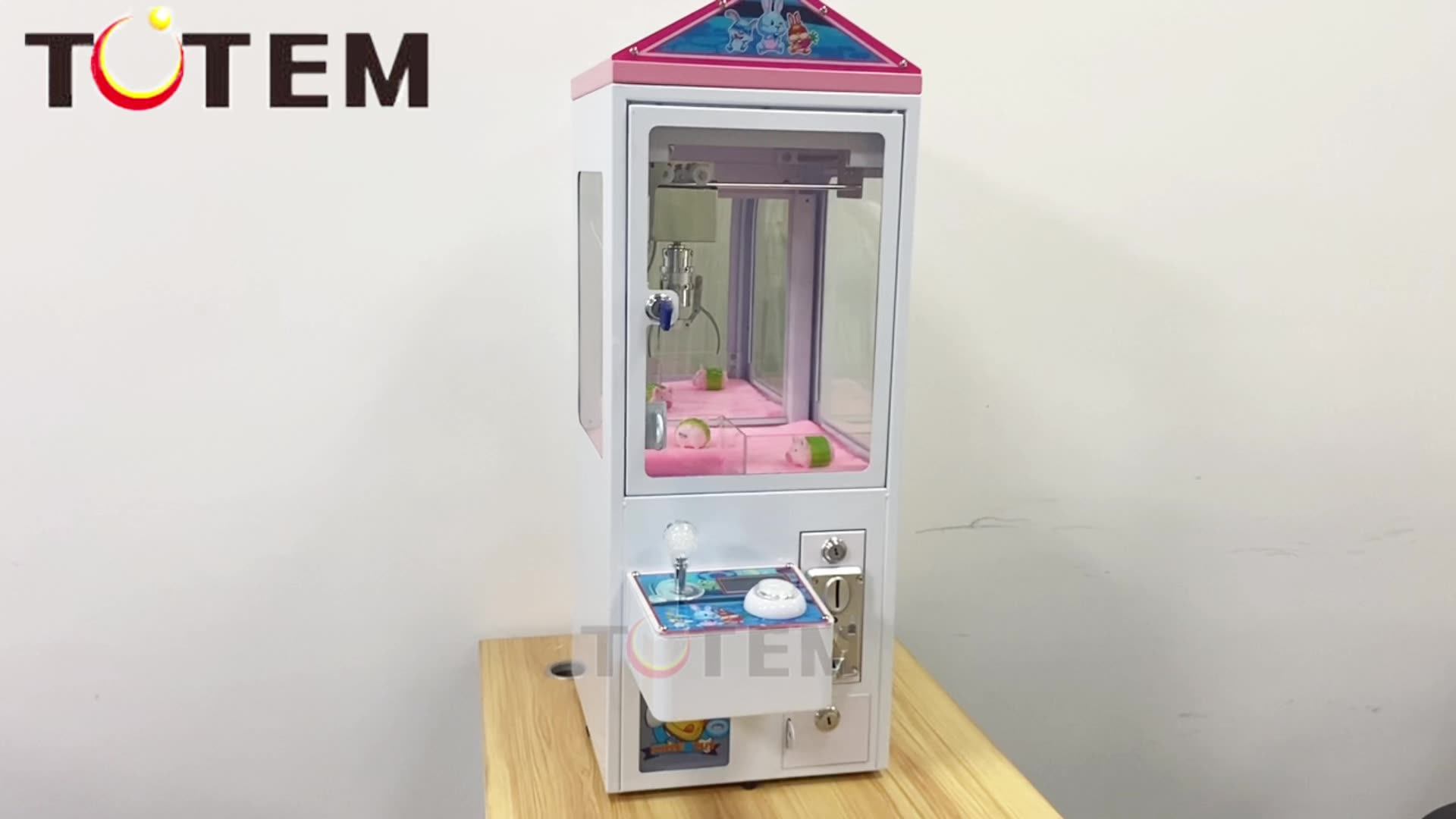 Totem Used Arcade Crane Claw Machines For Sale Sticker Vending Machine ...