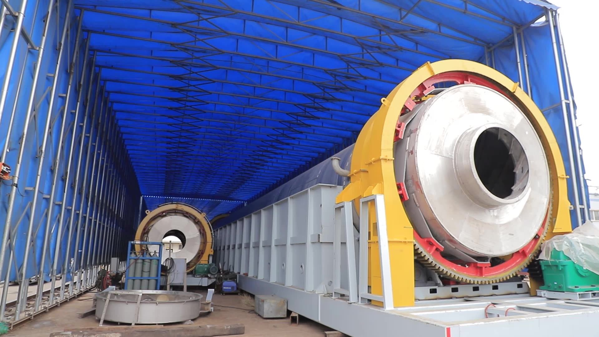 High Heat Transfer Efficiency Customized Catalyst Calcining Rotary Kiln ...