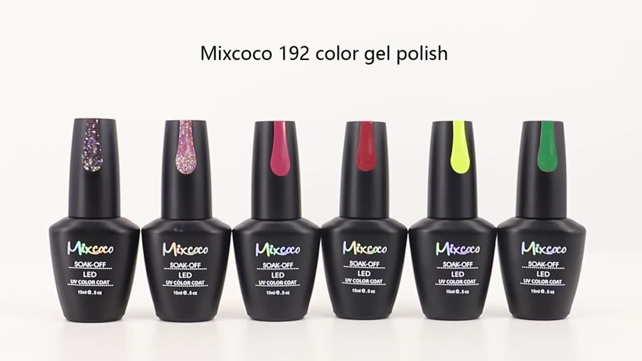 Mixcoco Cosmetics Factory Gel Nail Polish Esmalte De Unhas 15ml Soak ...