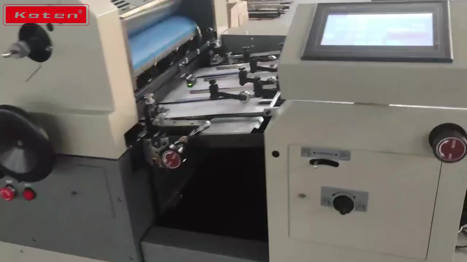 A4 Size Offset Printing Machine Double Colors Offset Printing Machine ...