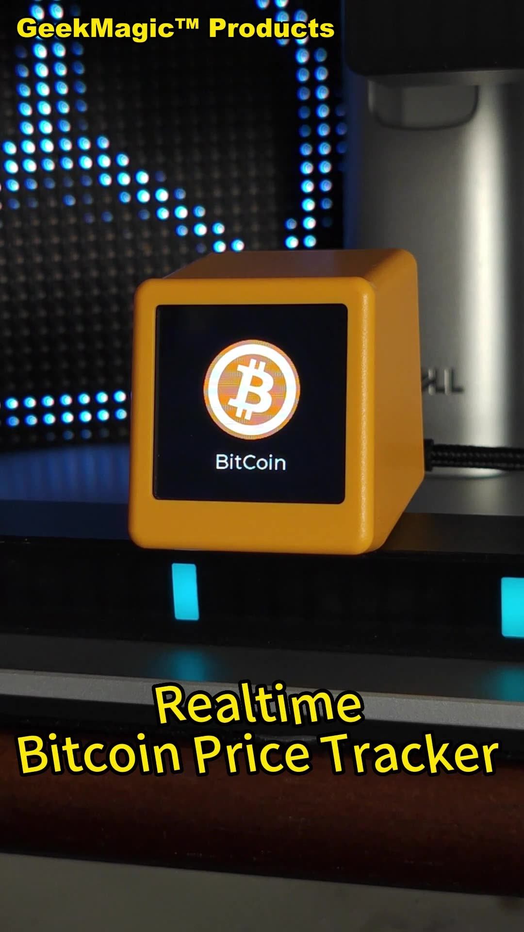 GeekMagic WiFi天气时钟 股票 汇率 BitCoin加密货币价格跟踪显示-阿里巴巴