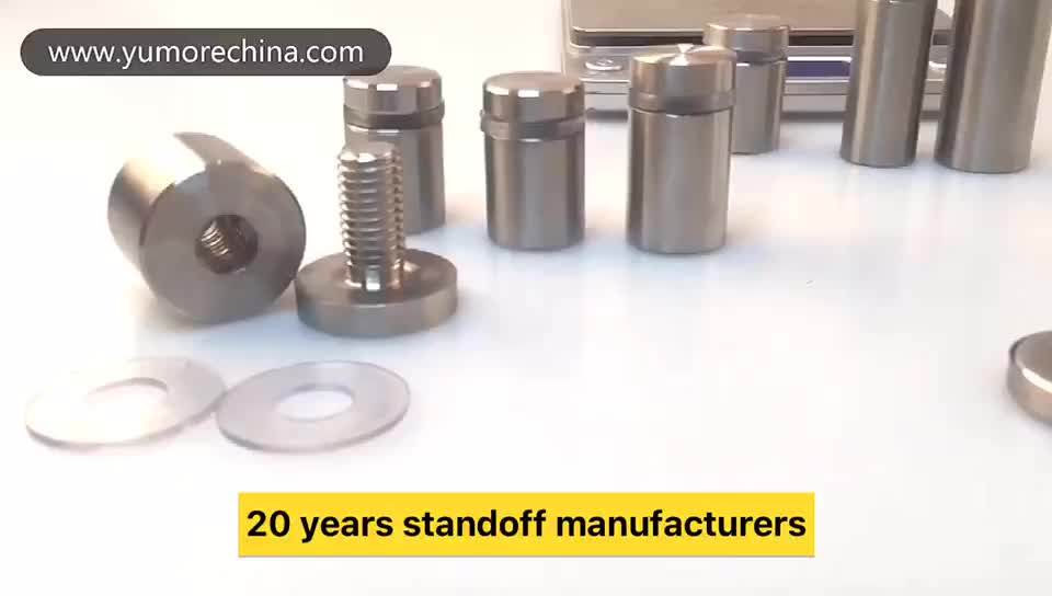 Hexagonal Screw Nut Base Plate Thread Aluminum Alloy Glass Anodized ...