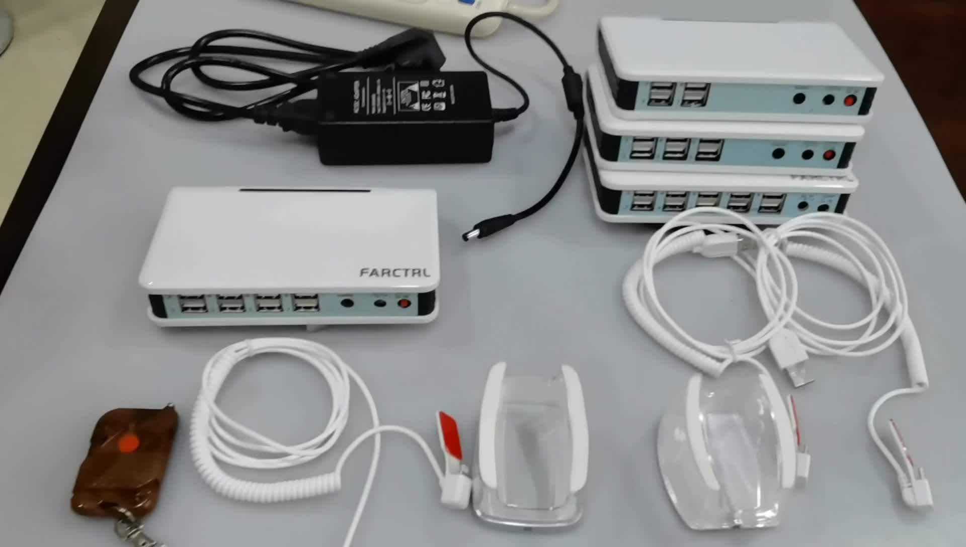 8 Usb Hub Anti Theft Device Multi Port Security Alarm System For Mobile ...