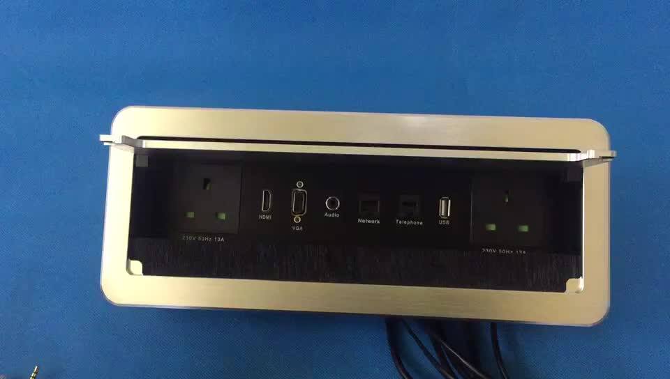 Blue Shark Table Top Electrical Clamshell Socket Outlets - Buy ...