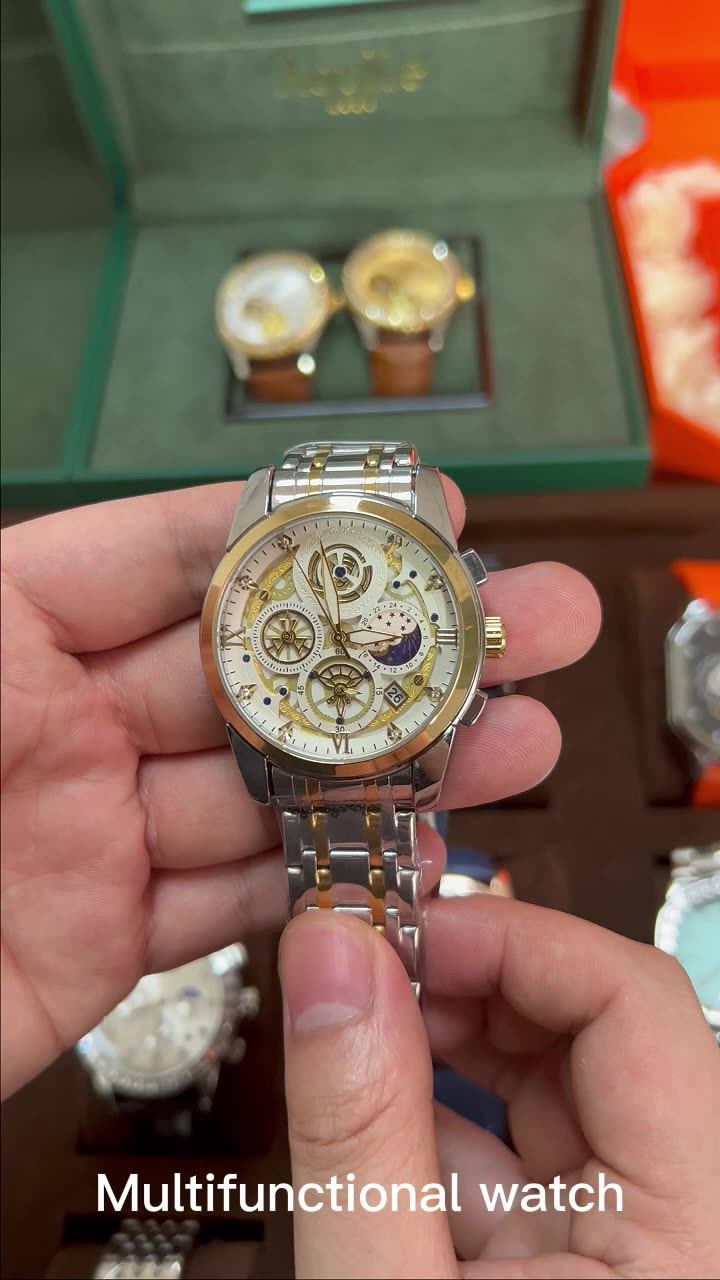 High Quality Custom Designer Mens Hollow Out Wrist Watches Luminous ...