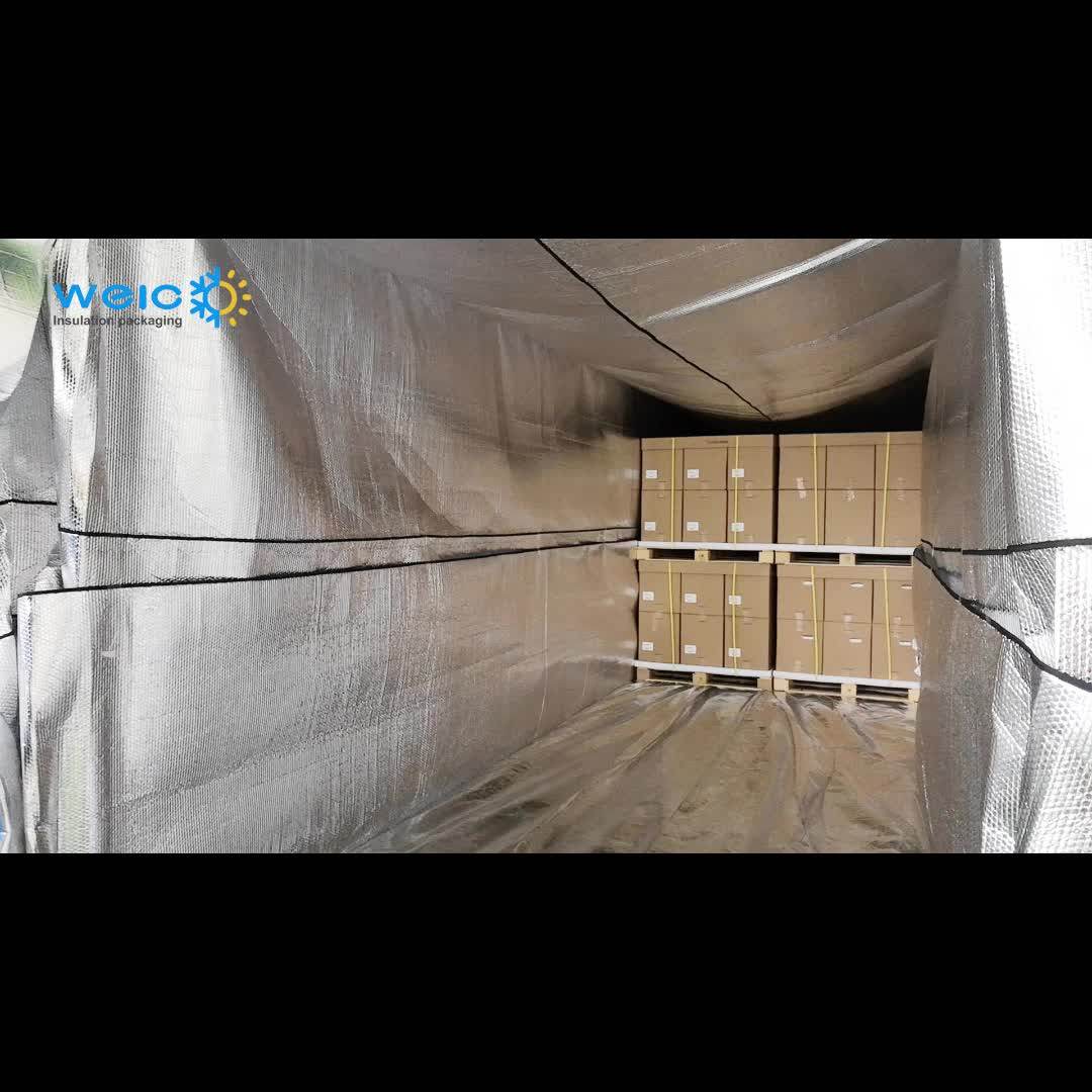 Aluminium Foil Woven Fabric Bulk Container Liner Insulated Packaging ...