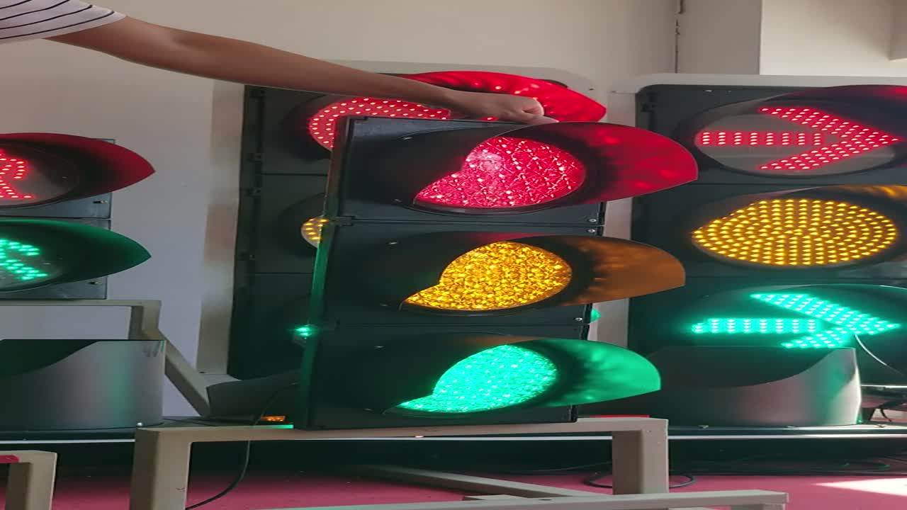 200mm Traffic Light Led Module Housing With Cobweb Cover And Fresnel ...