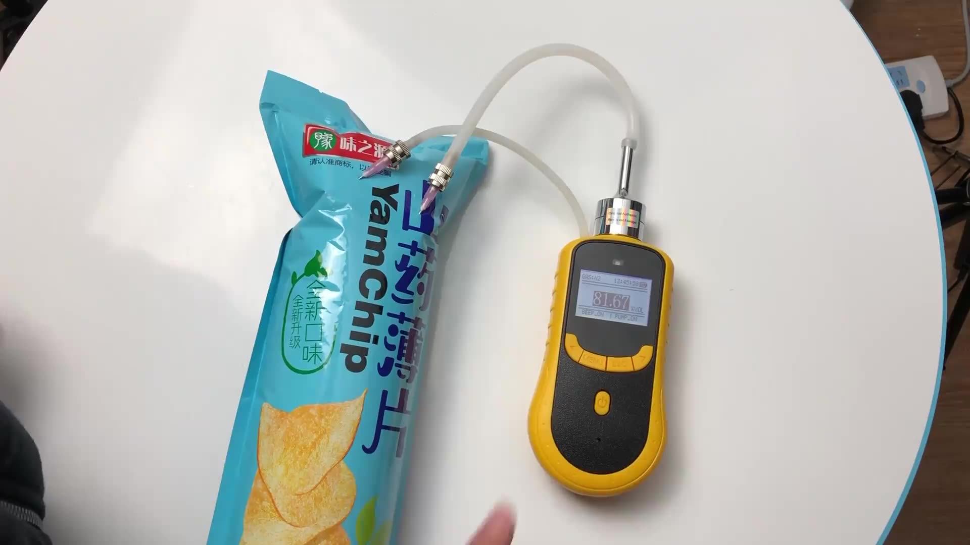 0-100%vol 2% Fs Handheld Nitrogen Purity Analyzer N2 Gas Nitrogen ...