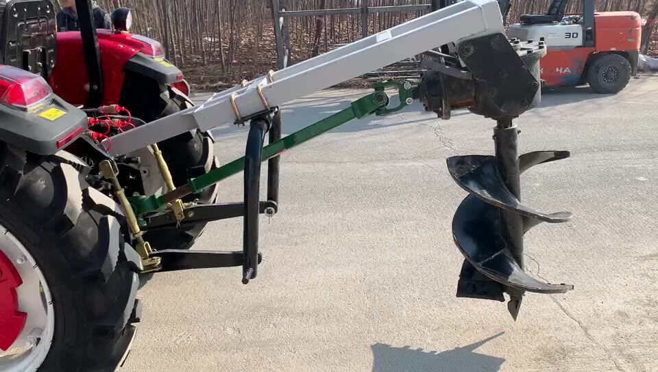 Tree Planting Digger Tractor With Spring Tree Digging Machine Pole ...