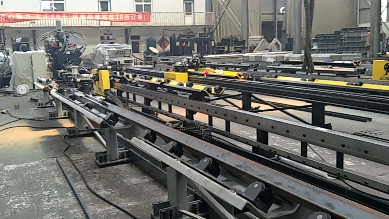 Cnc Angle Punching Line Steel Angle Production Line Machine - Buy Cnc ...