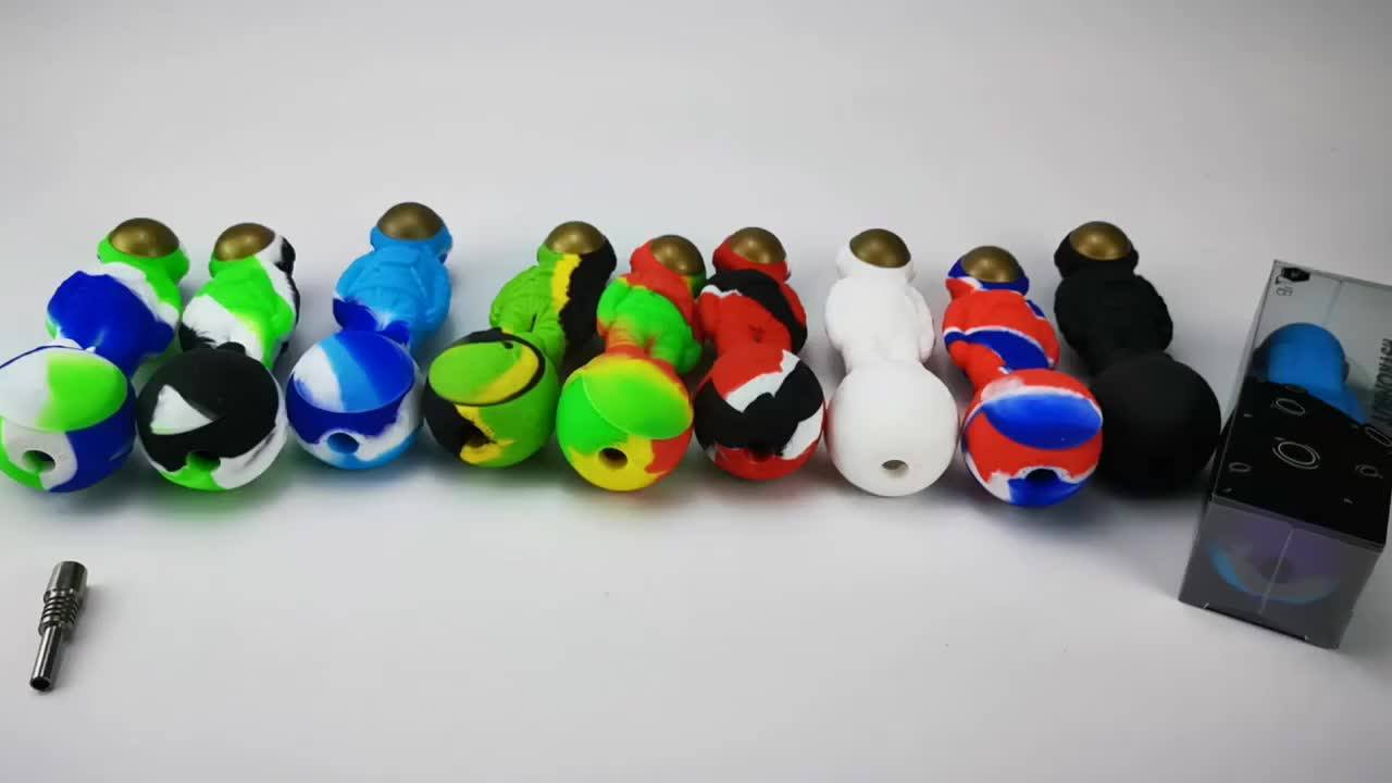 Astronaut Weed Straw Smoking Concentrate Dab Wax Pipe Glass Bowl Smoke ...