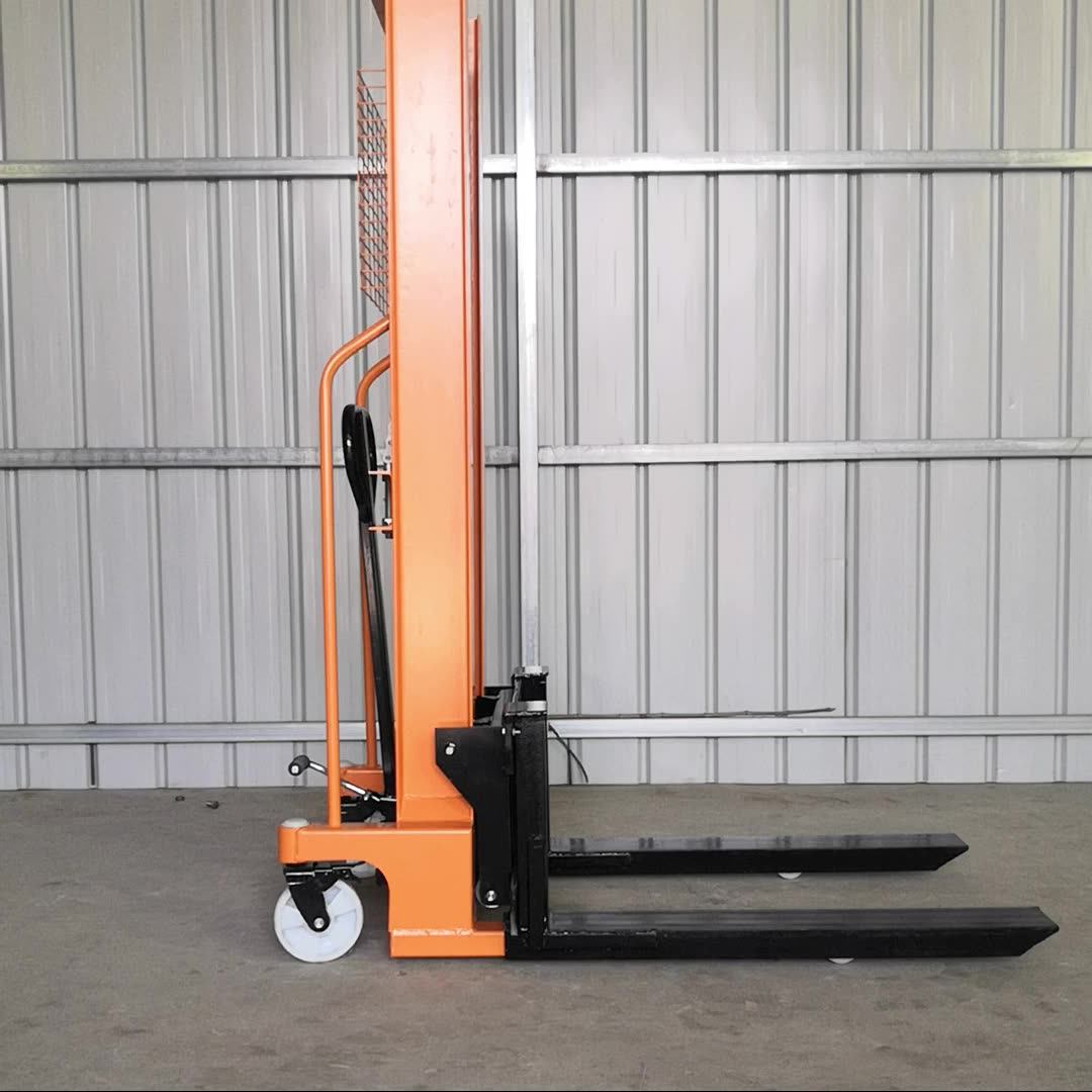 Electric Stacker Quality Semi Electric Pallet Stacker 1.5t Stacking ...