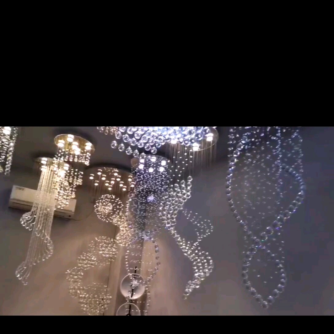 Modern Raindrop Chandelier Crystal Ceiling Chandelier Dining Room Home ...