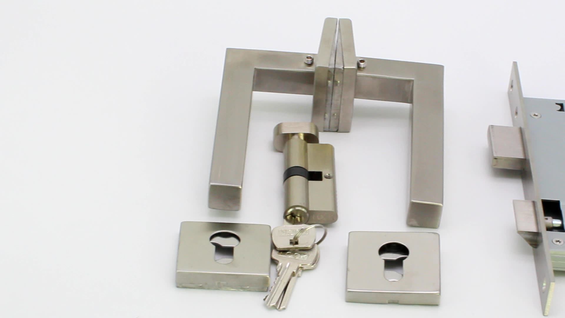 Ce Standard Square Design Stainless Steel Door Lock - Buy Stainless ...