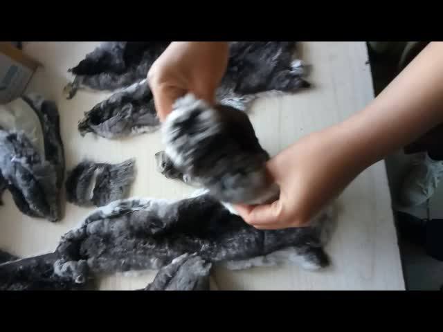 Factory Price Wholesale Nature Chinchilla Fur Skin Real Chinchilla Fur ...