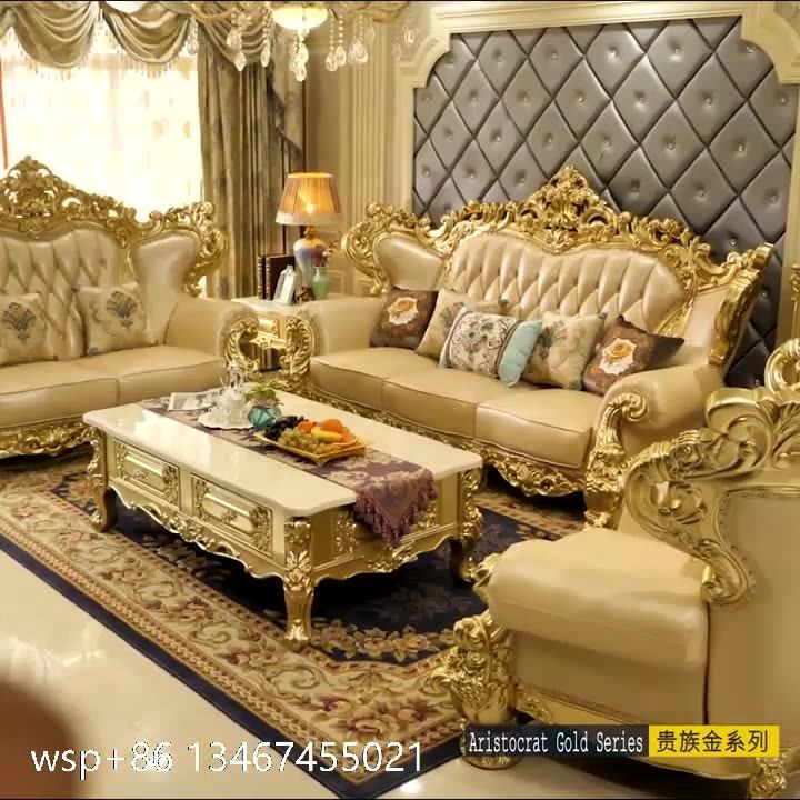 Famous French Luxury Home Furniture Luxury Sofa Set Living Room Sofa ...
