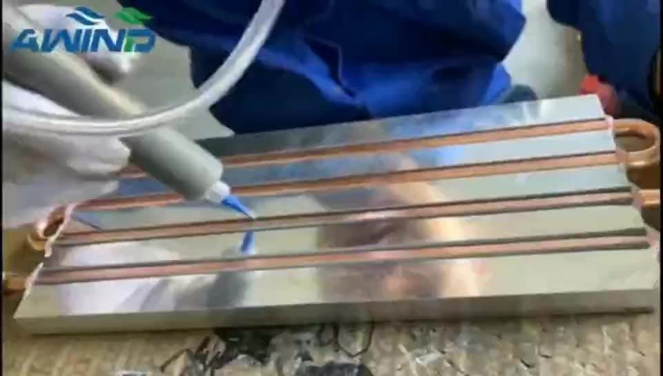 Water Cooling Block Heatsink Epoxy Copper Pipe Cooling Plate Liquid ...