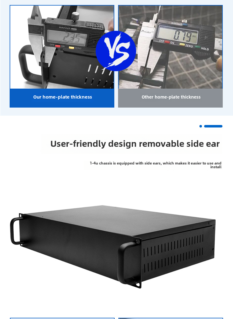 1U2U3U4U5U6U Industrial Control Server Chassis Amplifier Chassis ...