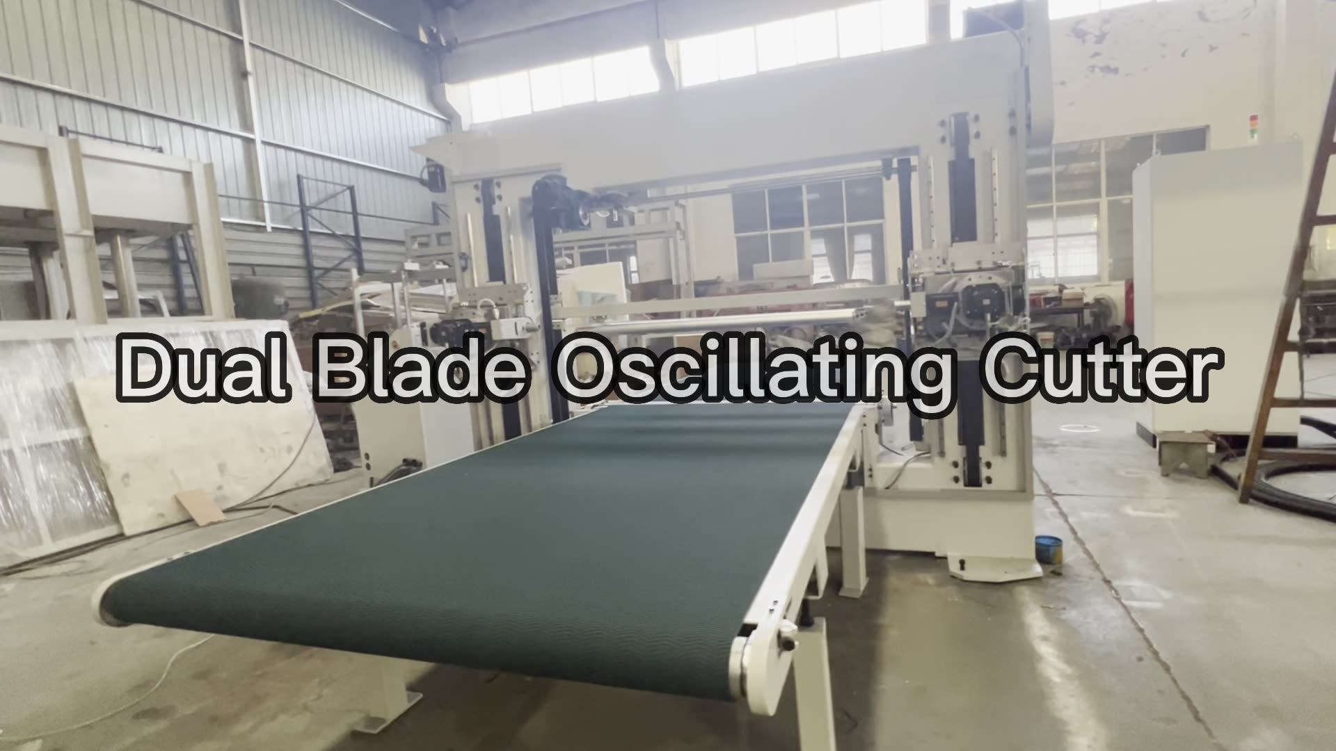 Automatic Foam Cut Oscillating Blade Contour Sponge Cutting Machine For ...