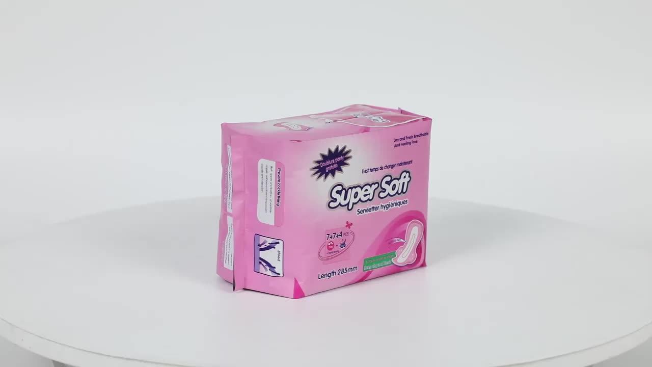 Popular In Africa Sanitary Pads High Quality Cotton Menstrual Period ...