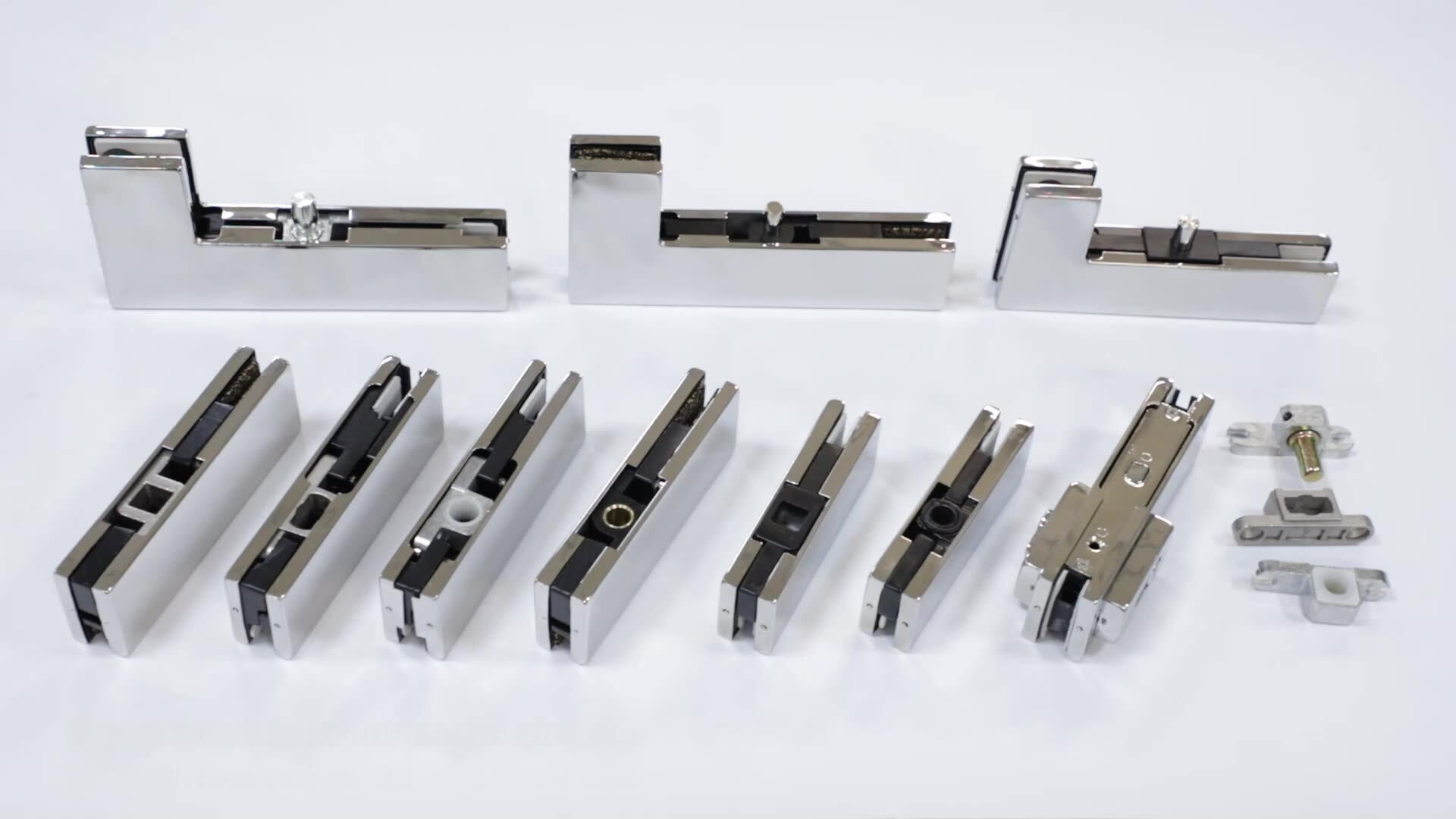 Stainless Steel Patch Clamp Door Fitting Vvp Self Closing Glass Door ...