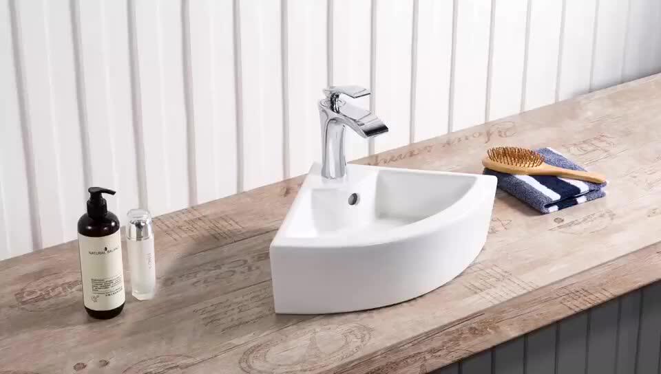 Big Sale Palici Bathroom Ceramic Countertop Small Size Triangle Corner ...