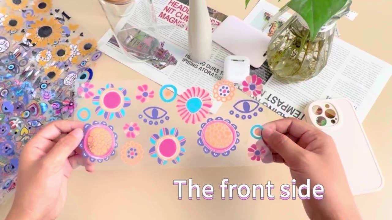 Princess Transfer Stickers For Glass Cups Uv Dtf Transfer Waterproof ...