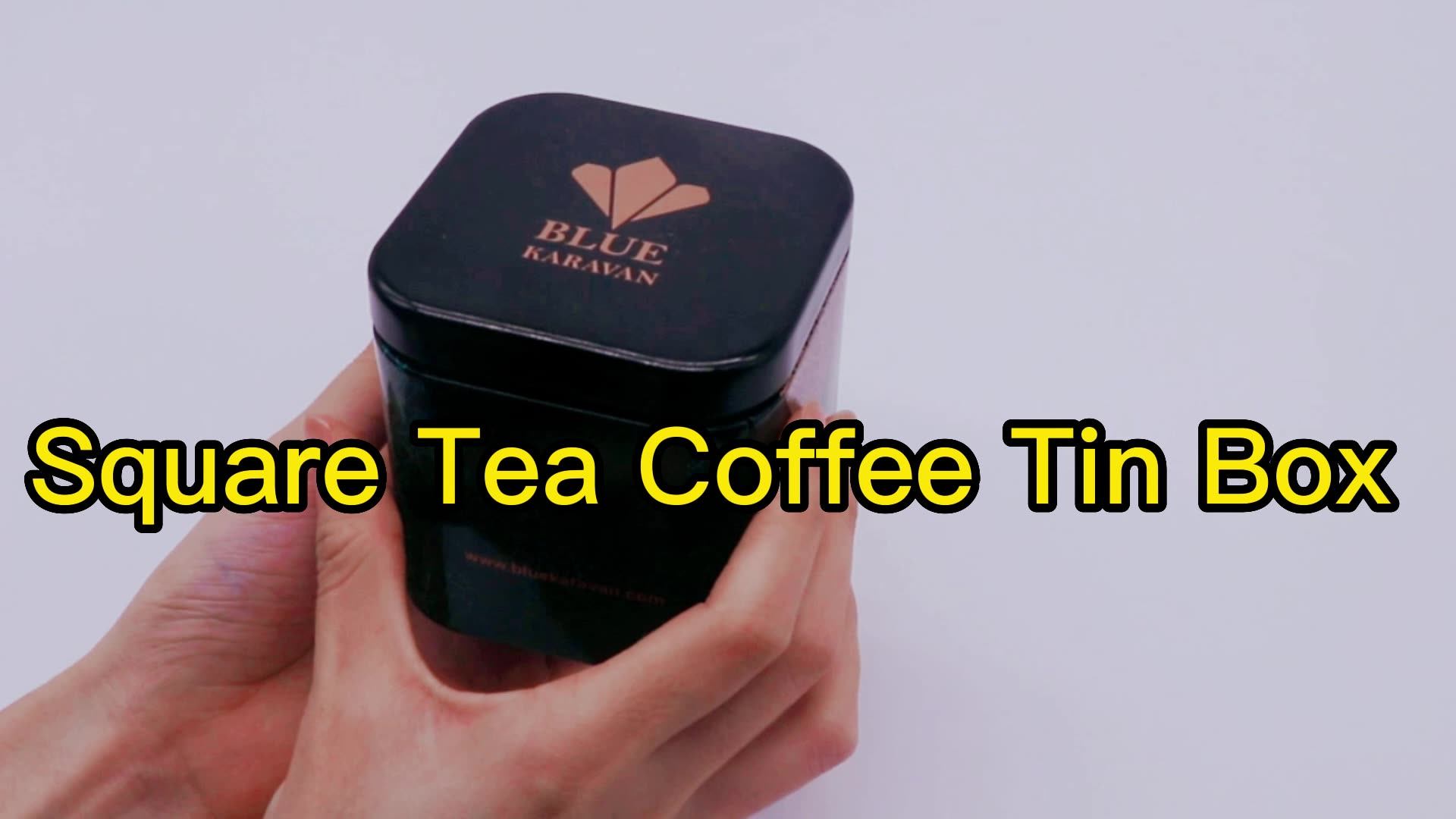 Luxury Metal Tea Tins Coffee Beans Tin Packaging Box Custom Tea Tin ...
