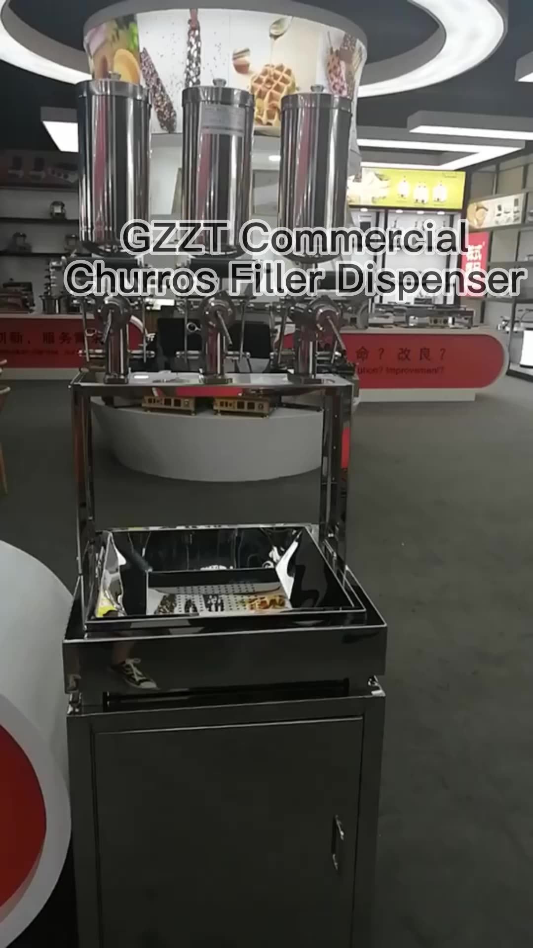 Commercial Churros Food Filling Filler Machine 15l Street Business ...