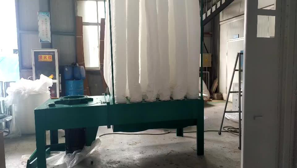 3kw 380v Double Barrel Dust Collector 2 Bags Woodworking Dust Collector ...