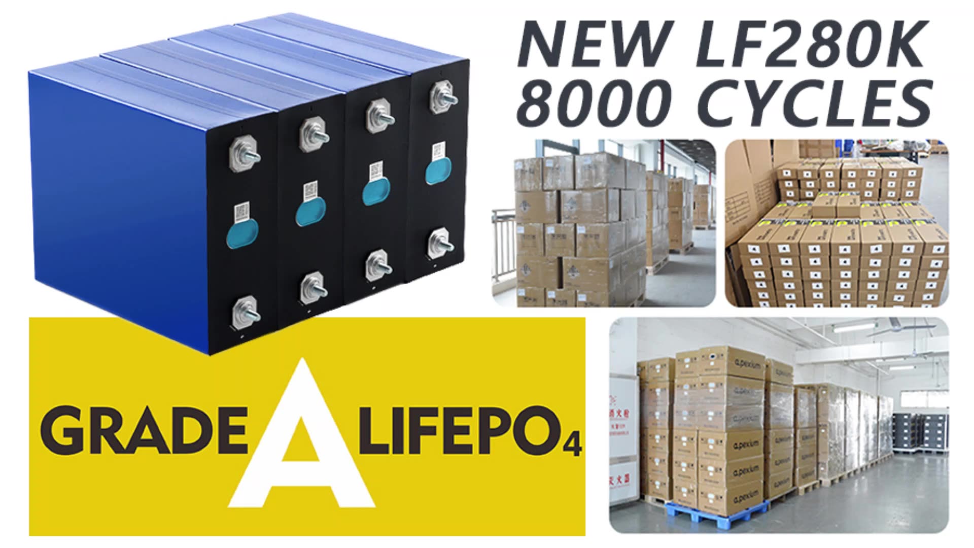 Eu Us Stock Grade A Prismatic Lf280k Lf304 Cell 3.2v Catl 280ah 300ah 302ah 304ah 320ah Lifepo4 ...