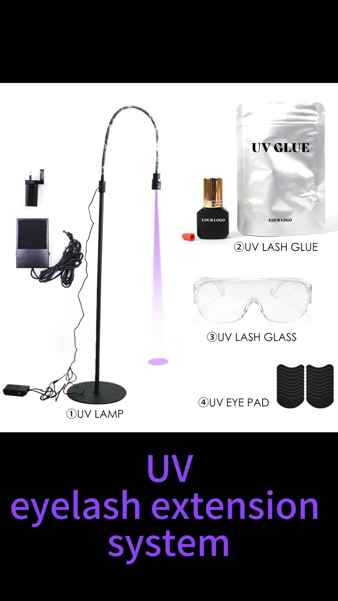 Hot Selling Fast Dry Uv Led Lamp Clap For Lash Extensions And Glue ...