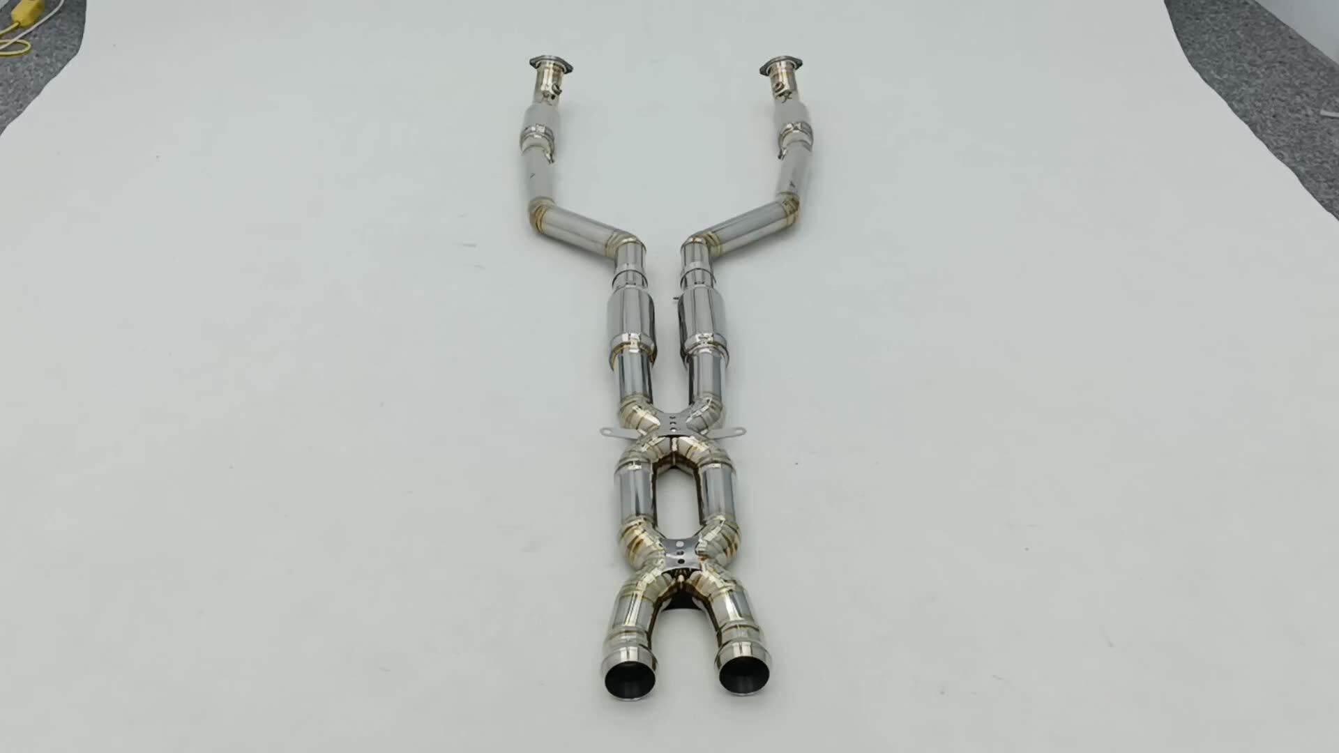 Equal Length Mid Pipe For Bmw M3 E90/e92/e93 4.0l 2007-2013 Titanium ...