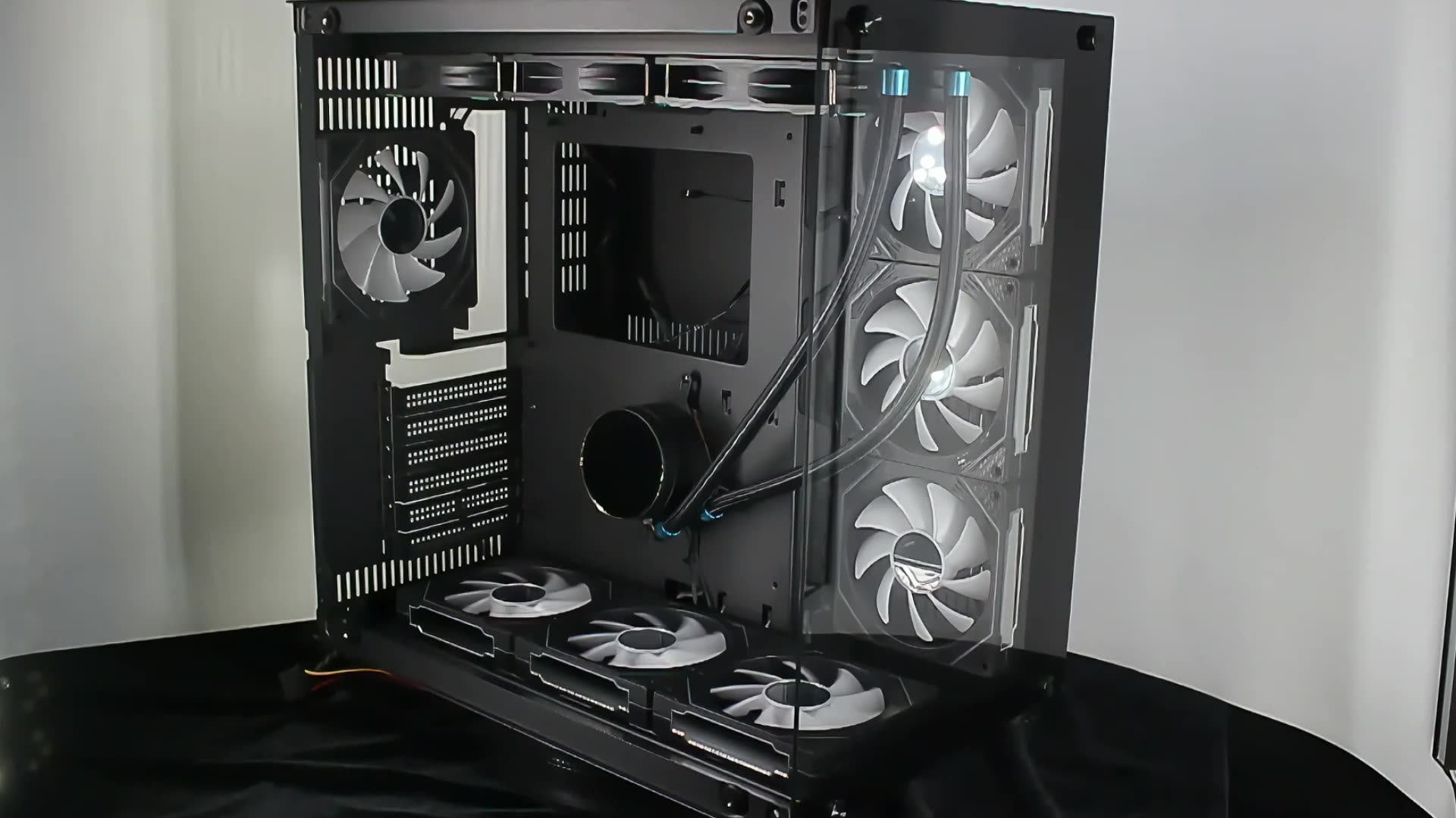 Snowman Full Tower Gaming Pc Case White Gaming Casing Pc Cabinet M-atx ...