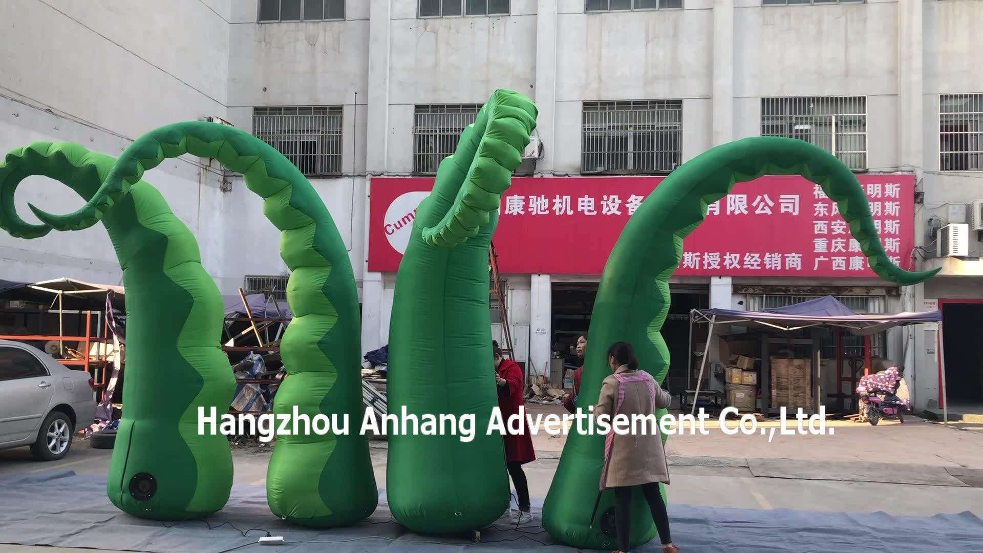 Customized Giant Inflatable Octopus Leg For Roof Decoration - Buy ...