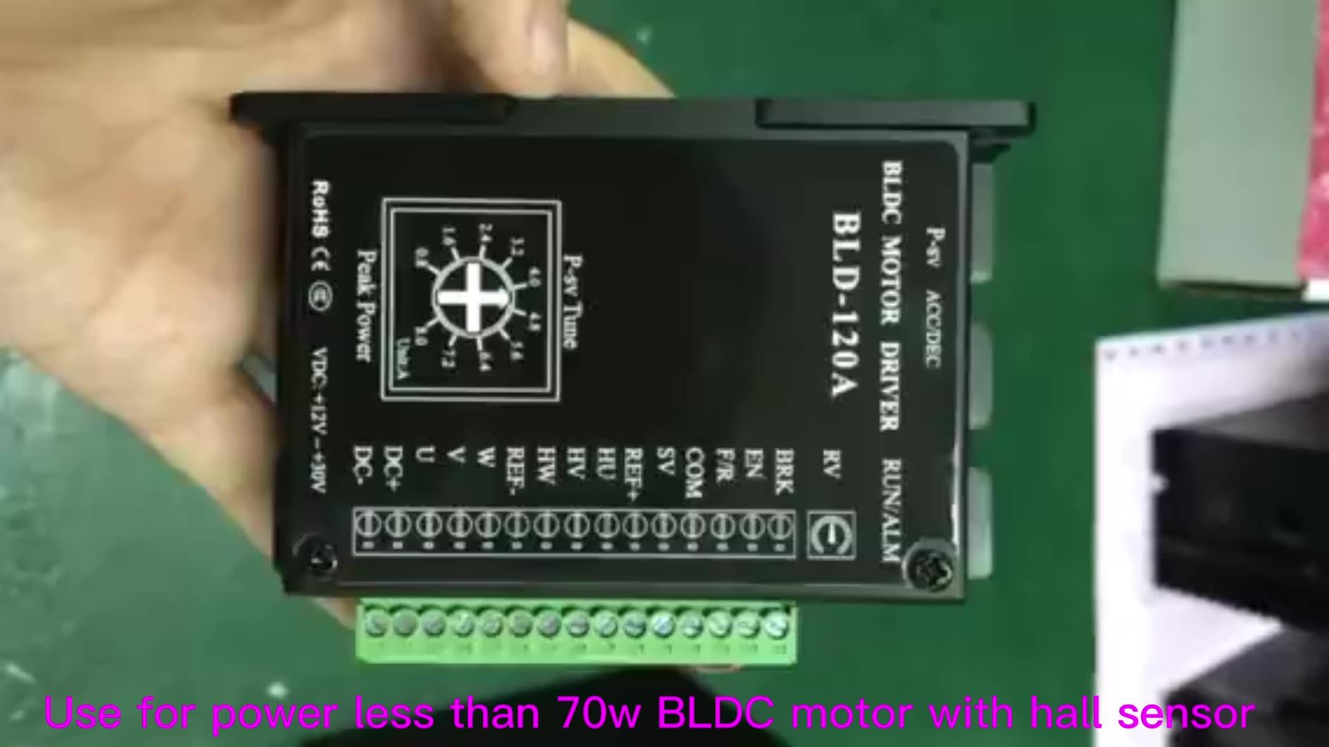 Bld120b 3 Phase Bldc Motor Controller With Hall Sensors,125w 24 Volt ...