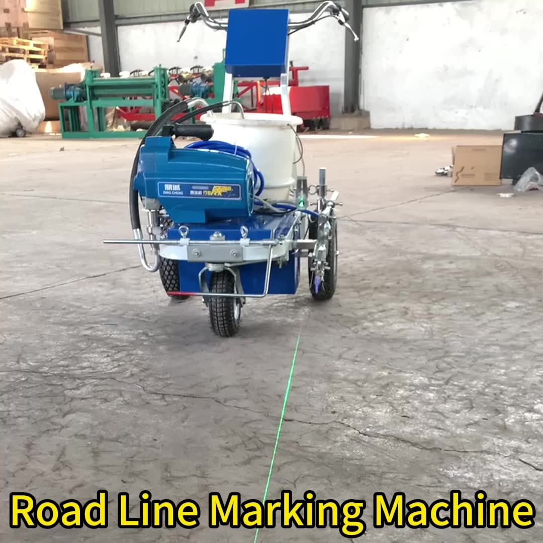 Hand Pushed Drawing Machine For Residential Parking Spaces Cold Paint ...