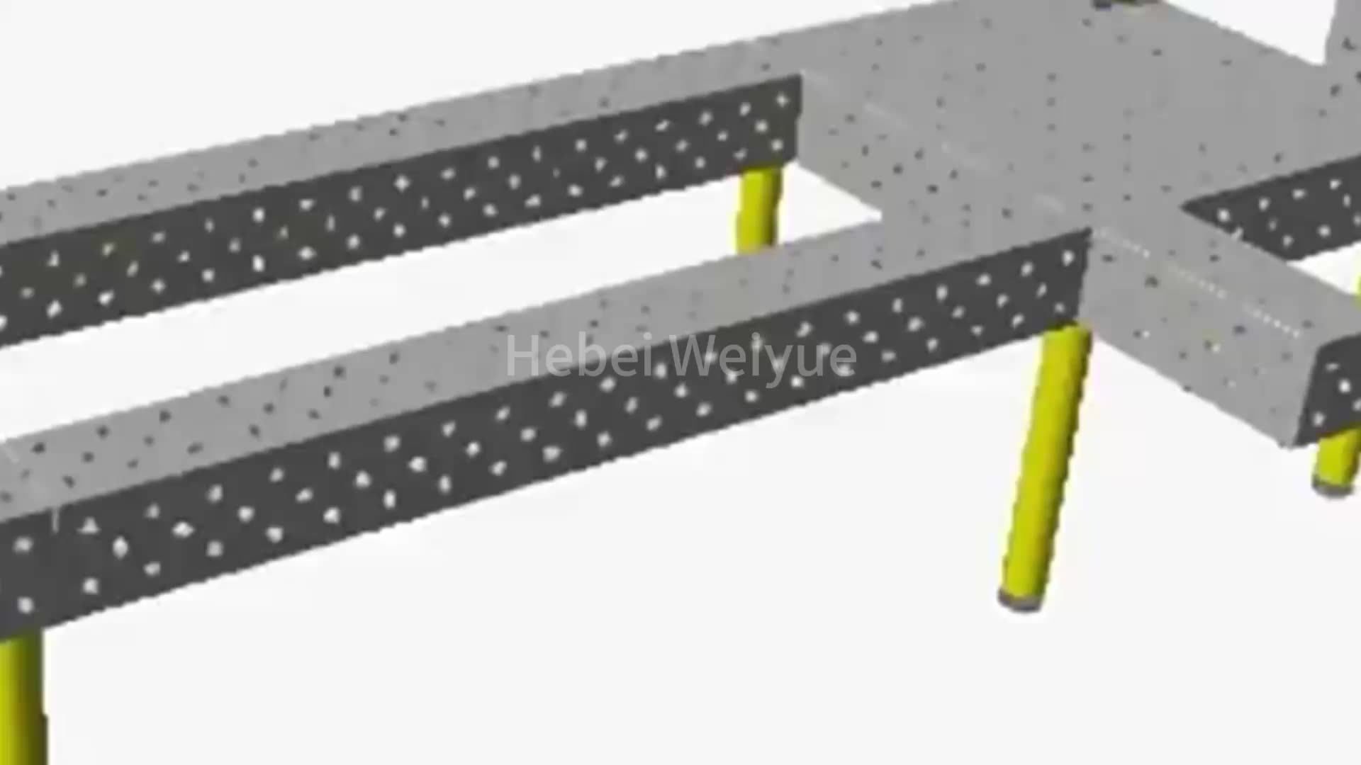 Adjustable 3d Welding Table With Fixing And Clamping For Small Welding ...