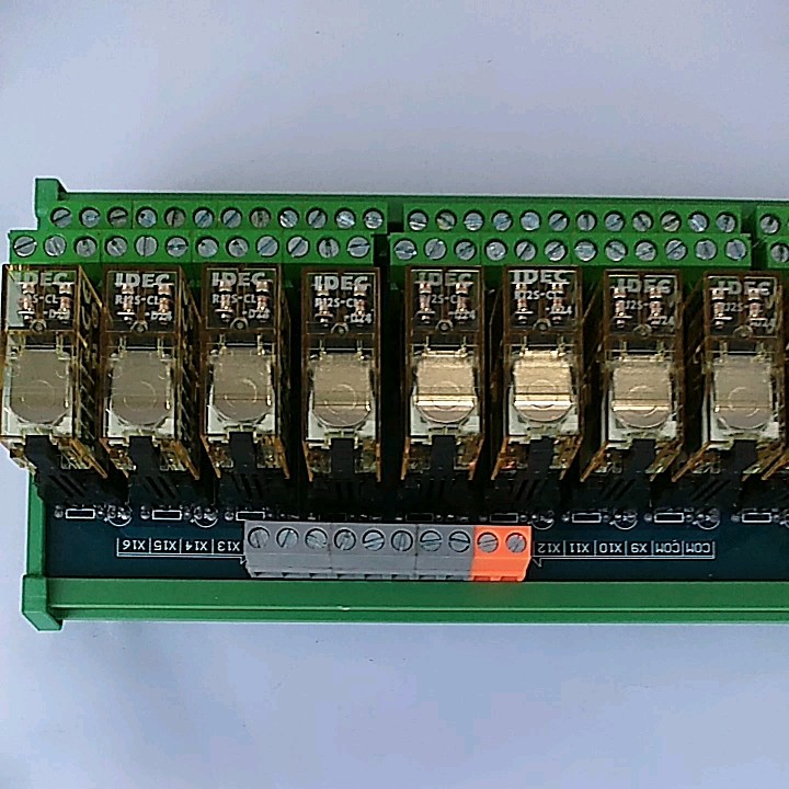 Huaqingjun 16-channel Hequan Relay Module Wide Foot Base 8 Pins 2no 2nc ...