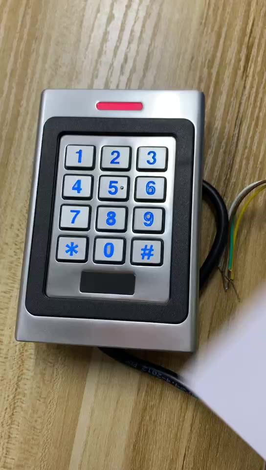 125khz Rfid Security Gate Keypad Access Control System Kit Door Lock ...