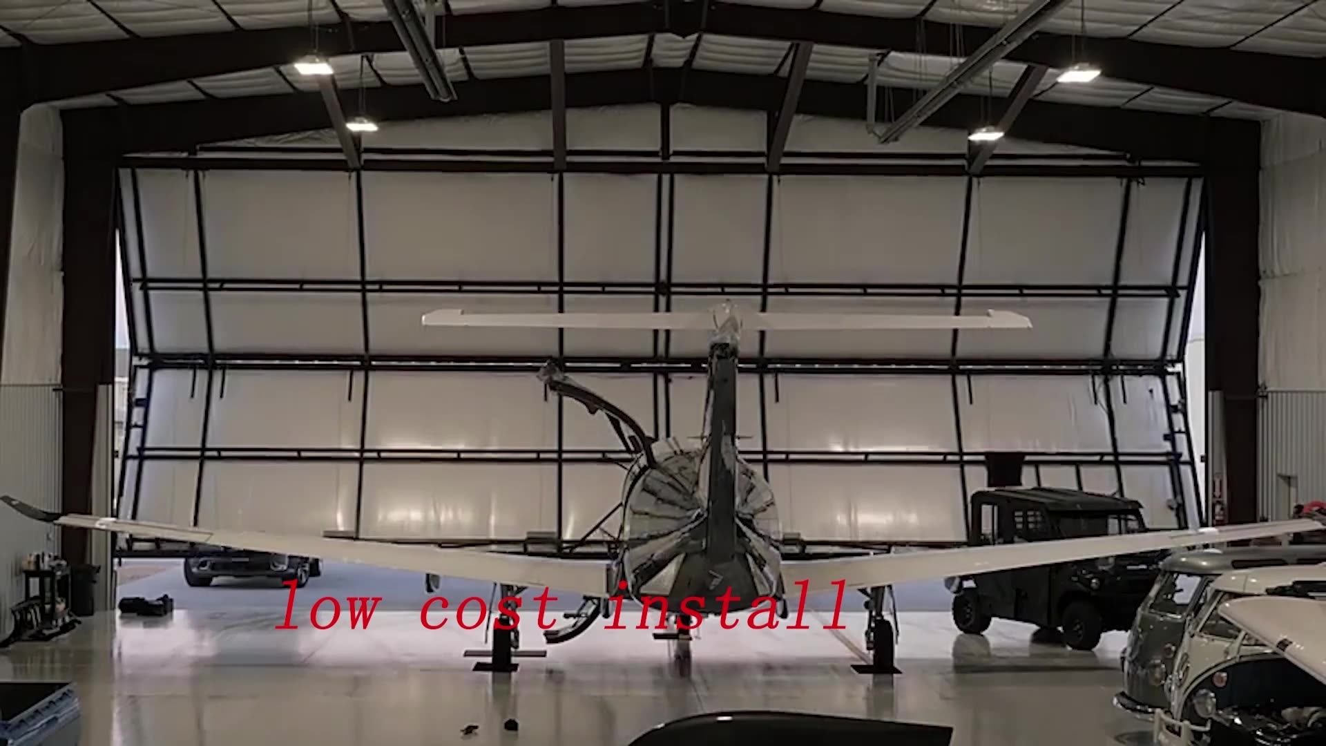 Lf Hot Sell Explosion-proof Prefabricated Metal Structure Aircraft Hall ...