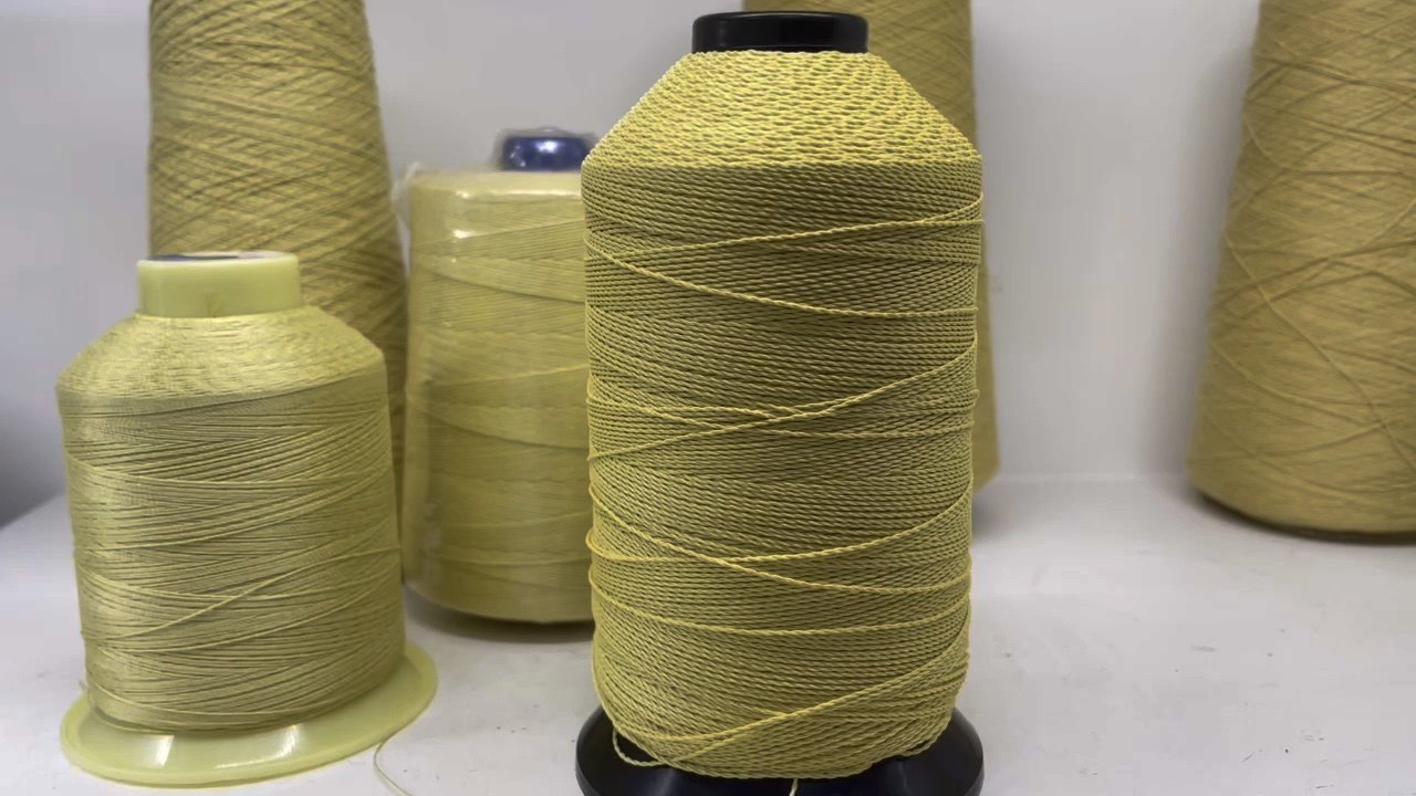 Aramid Stainless Steel Thread Line High Strength Fireproof Aramid Cover ...