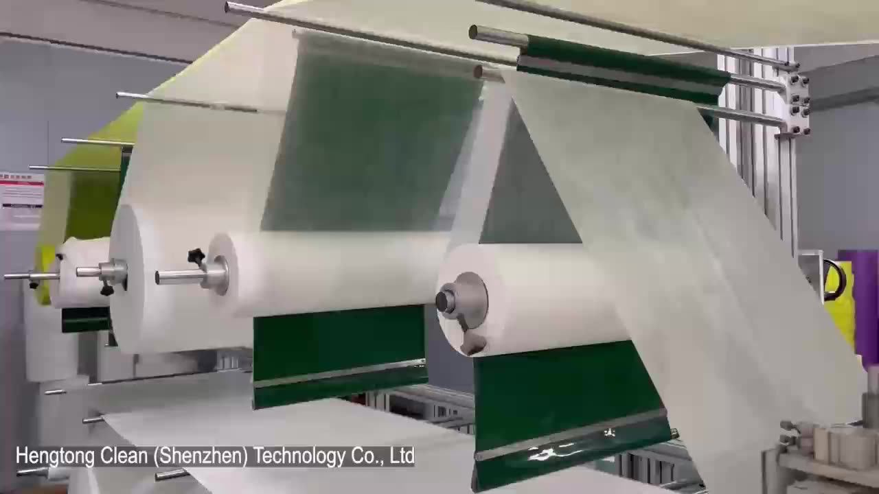 Synthetic Fiber Hvac System For Industries Air Pocket Filter Roll ...