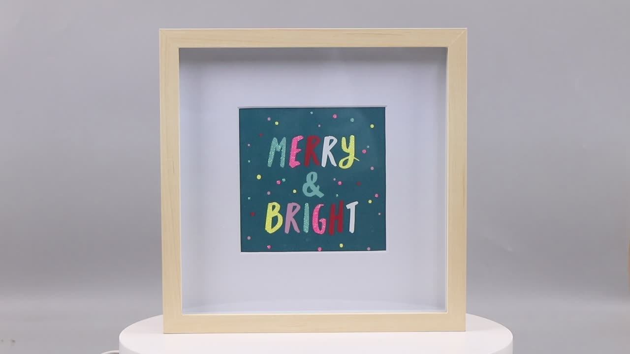 Shadow Box Frame,9x9" Picture Frame With Mat To Display 5x5" Picture ...