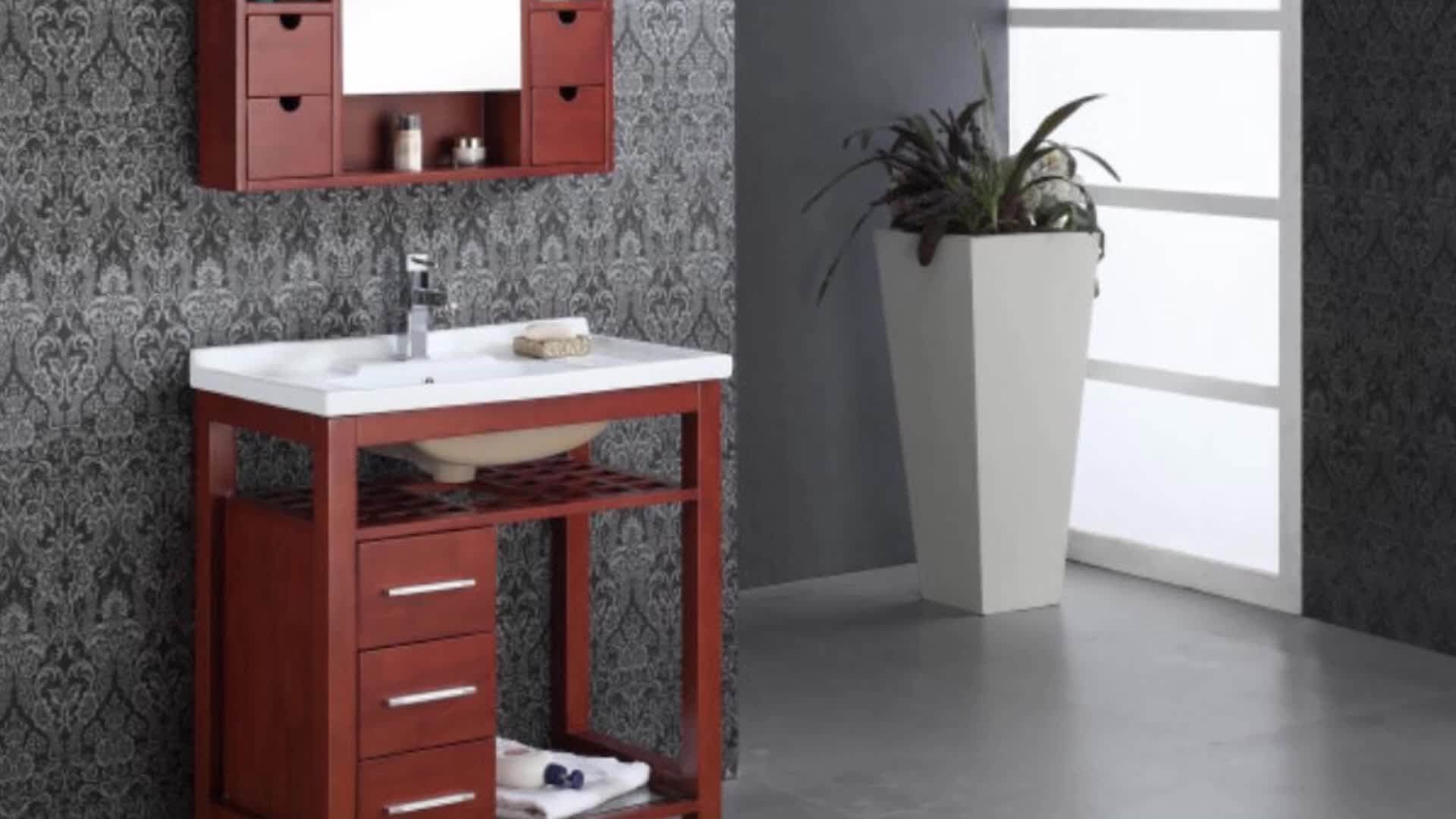 Modern Italian Style Customized Bathroom Vanities With Side Cabinet ...