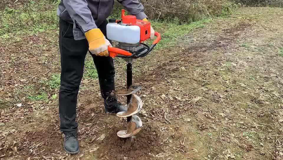 Alat Taman Cina Kekuatan Besar 71cc Bor Bumi,Penggali Lubang Dalam ...