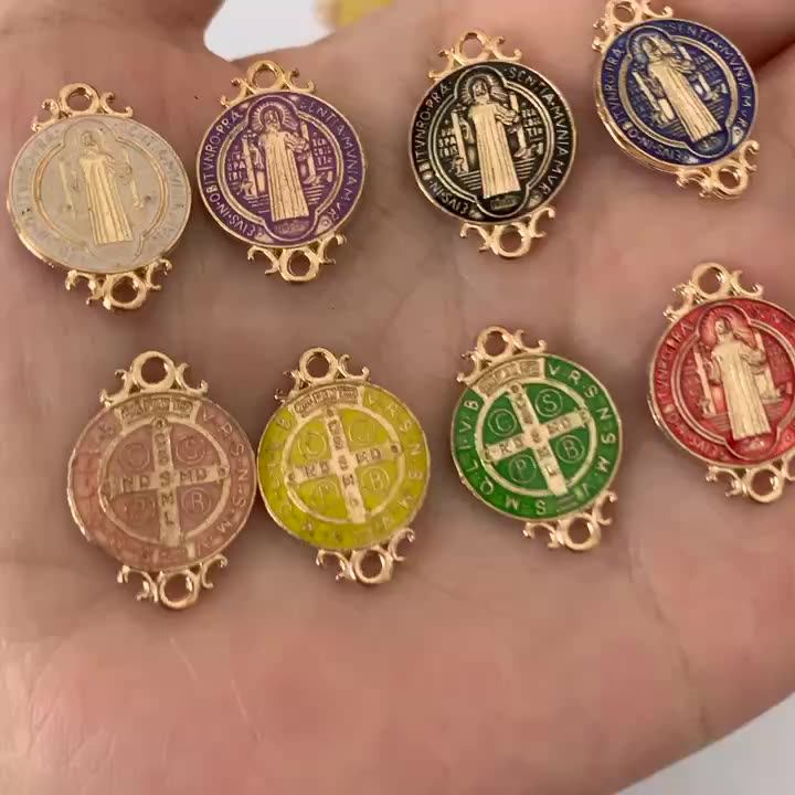 Saintbenedict Medal Double Sided Catholic Medals Favor Gifts Religious ...