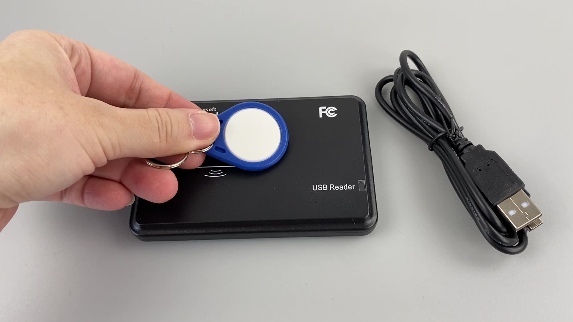 Usb Rfid Reader Desktop Reader With 125khz Work Frequency Usb Interface ...