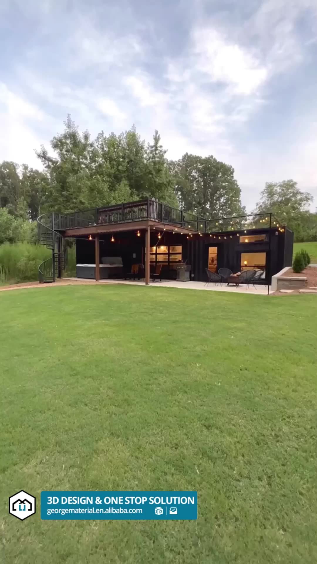 Foldable Prefab Modular House 20ft Mobile House Luxury Homes Folding ...